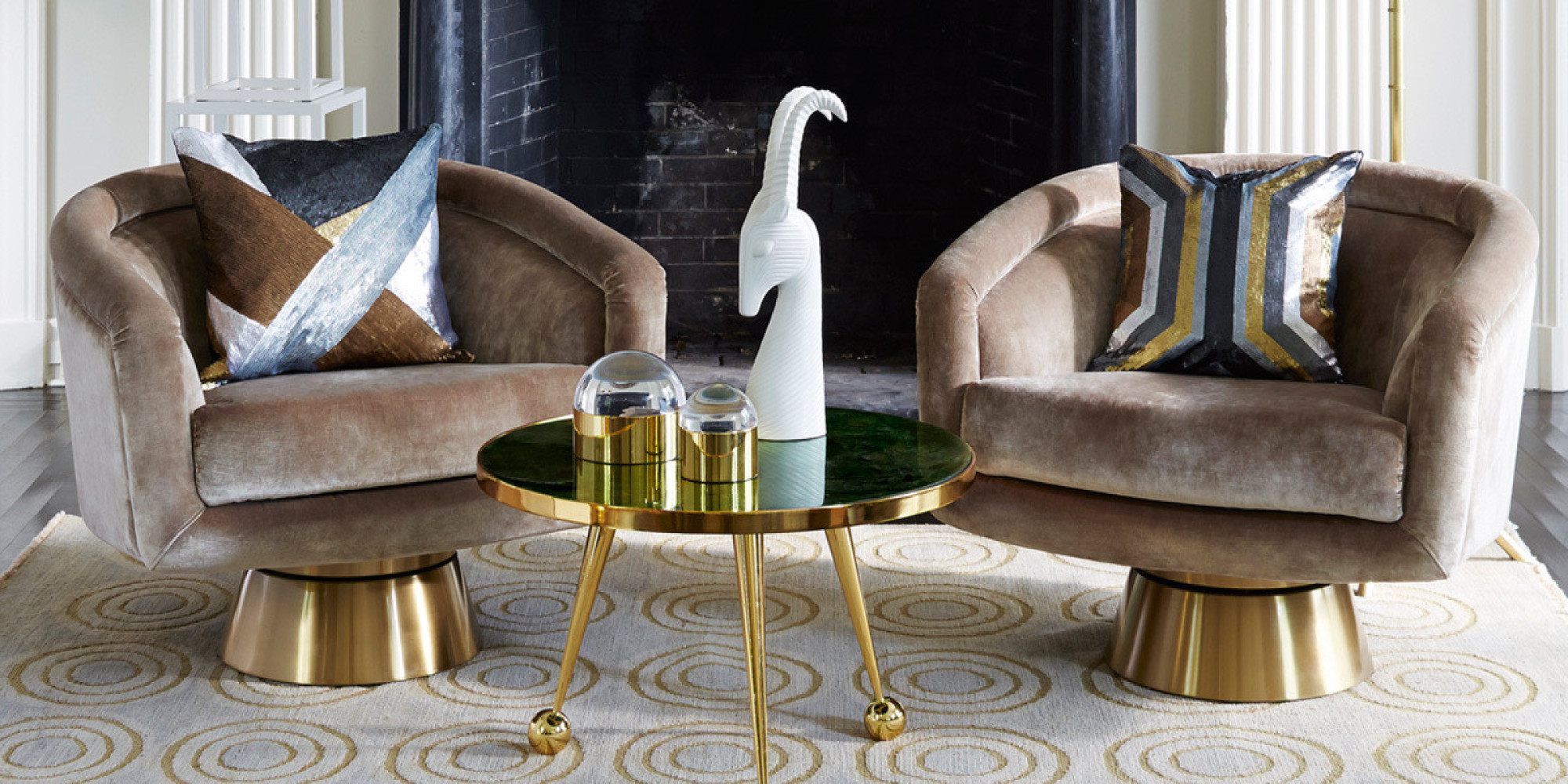 Mood Board: Using Golden Details to Get a Mid-Century Modern Look!