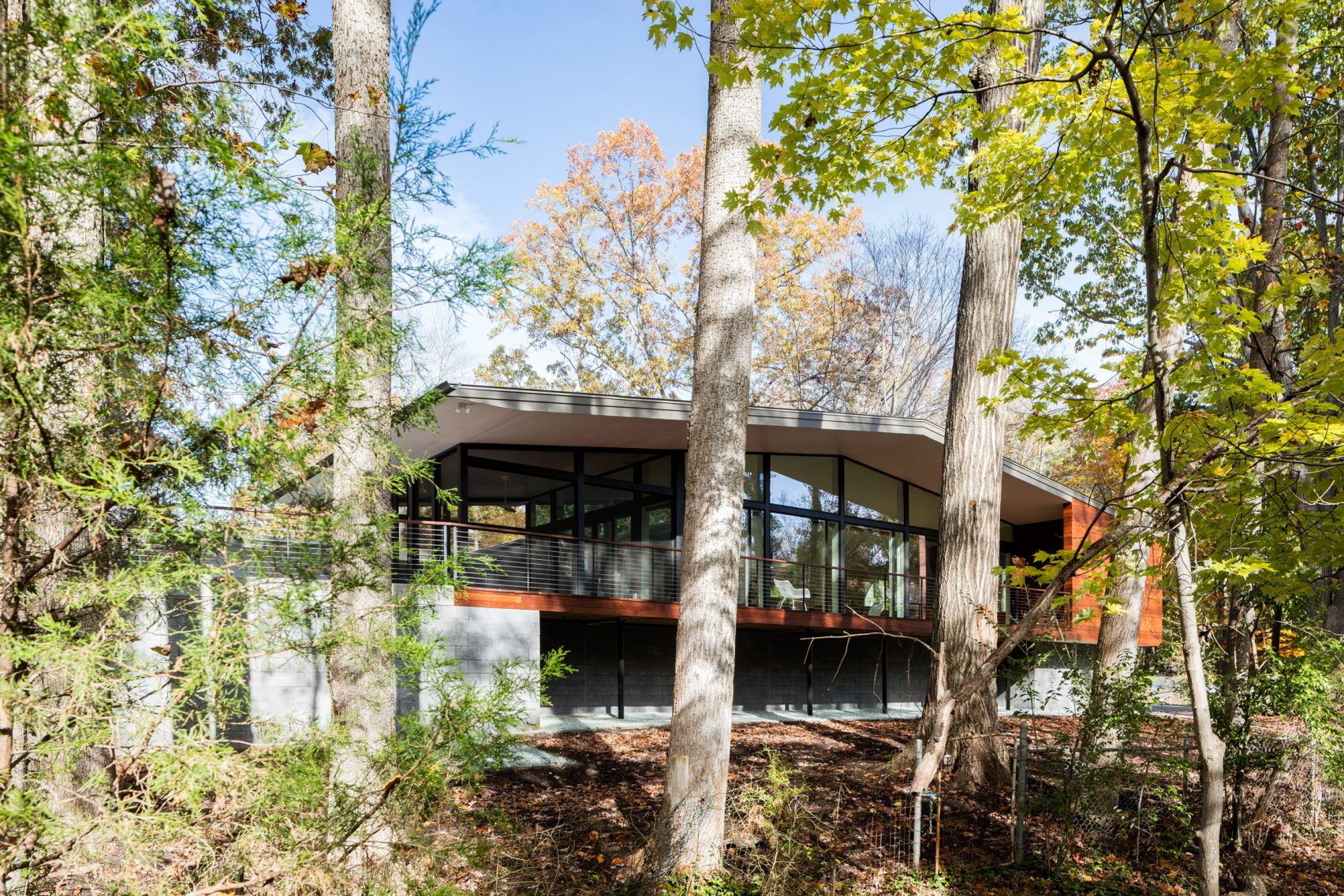 This House in North Carolina was Inspired by Mid-Century Architecture