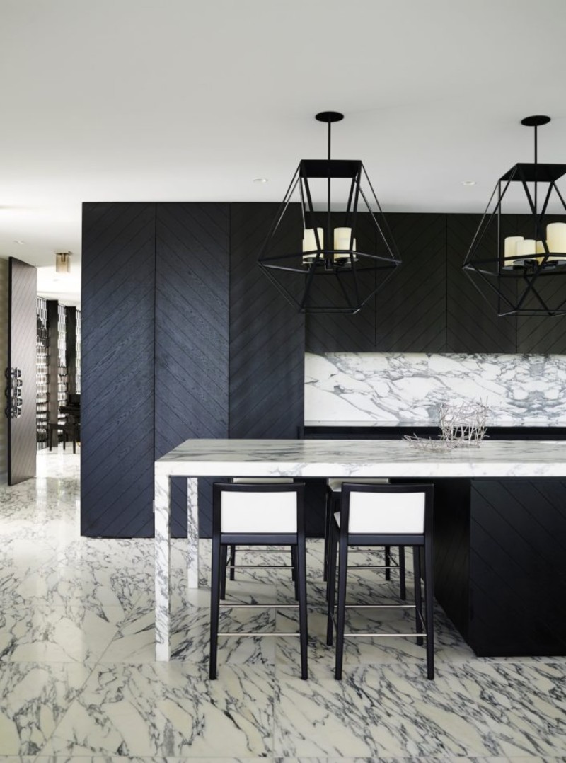 Dazzling Black And White Interior Design Ideas